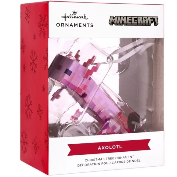 Hallmark | Holiday | Minecraft Axolotl Hallmark Christmas Tree Ornament ...